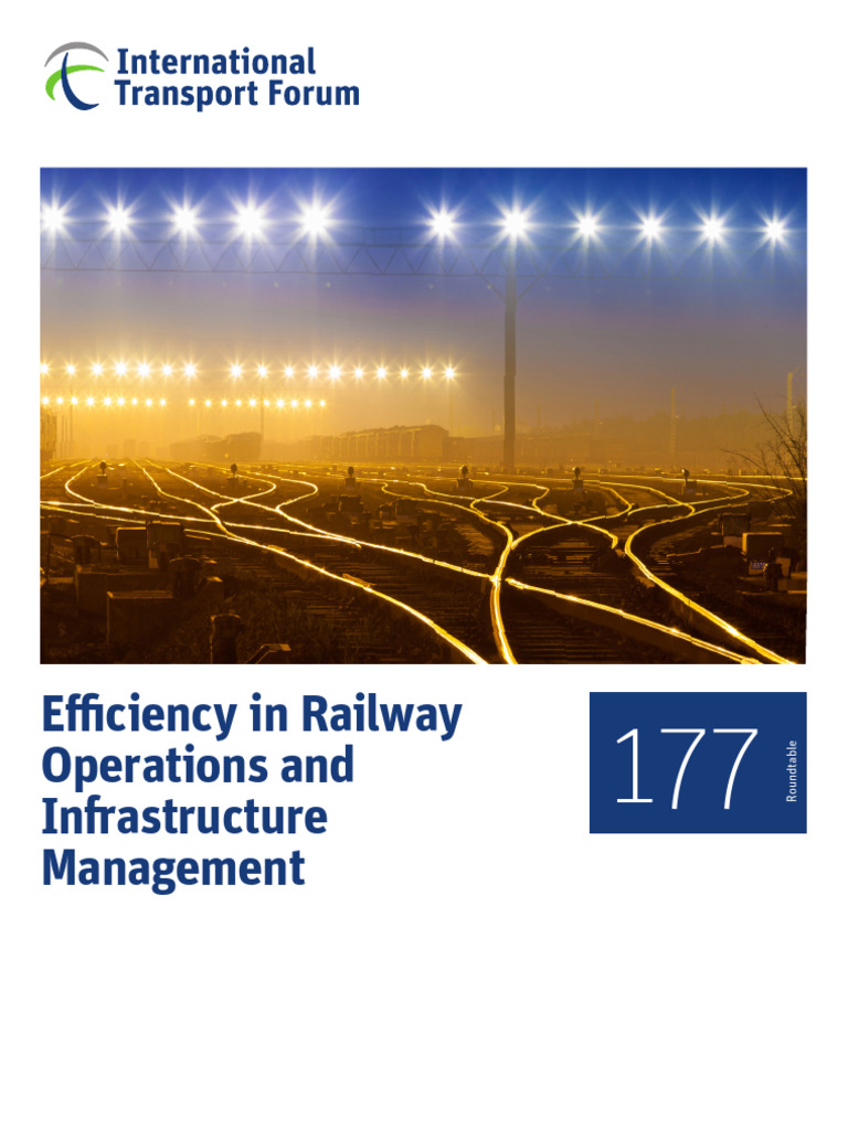 Efficiency Railway Operations Infrastructure - 1 | PDF | Rail Transport | Performance Indicator