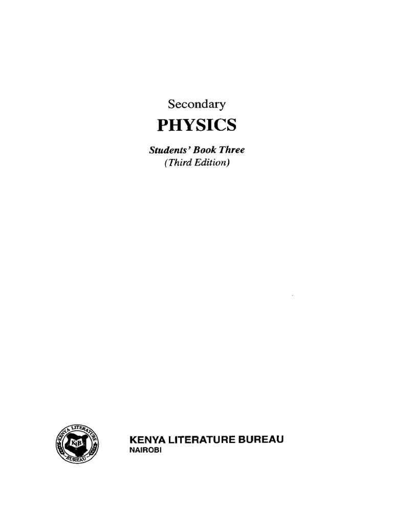 Physics KLB BK3 | PDF