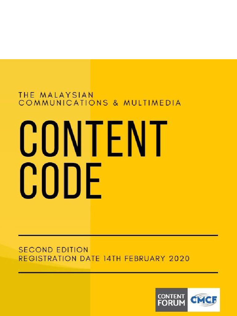 MCMC - Content Code | PDF | Profanity | Violence