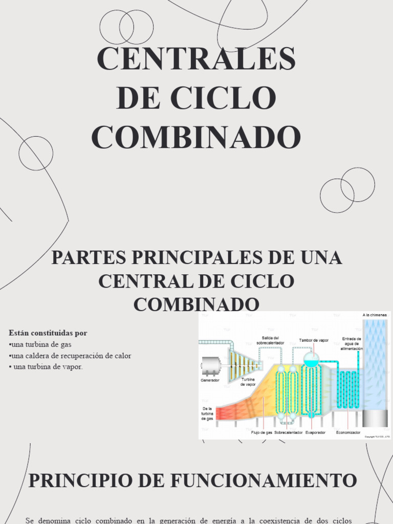Unidad 4 Centrales de Ciclo Combinado | PDF | Máquina de vapor | Química