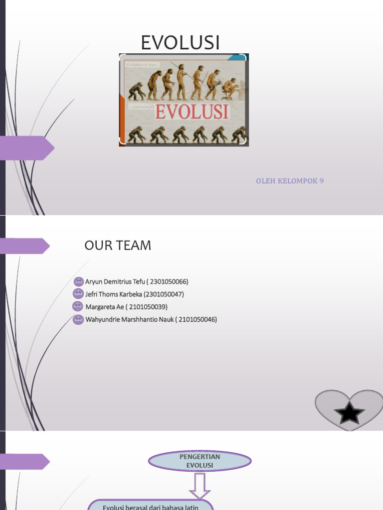 EVOLUSI Ppt. Kelompok9 | PDF