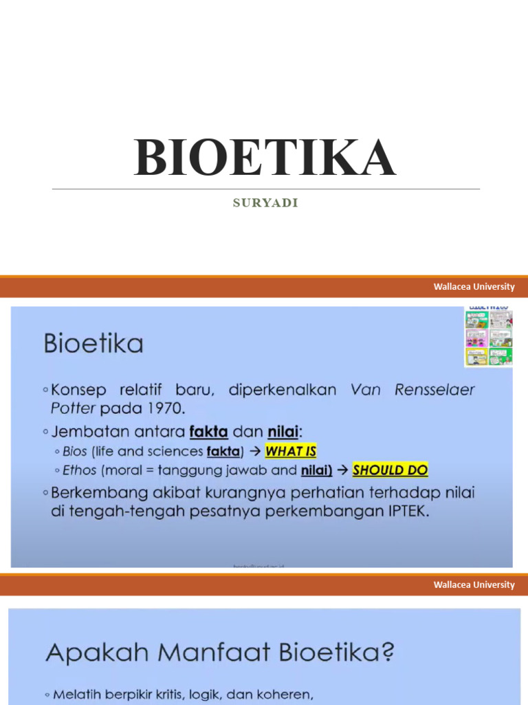 BIOETIKA | PDF