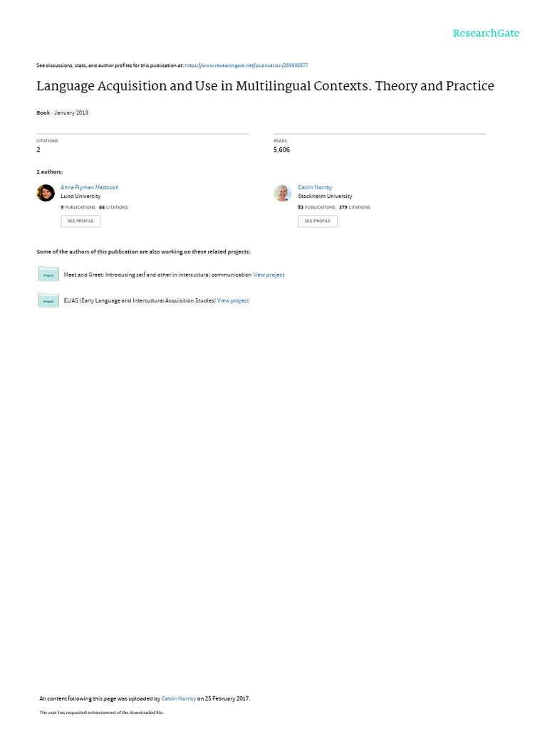 Principles 1 | PDF | Second Language | Second Language Acquisition