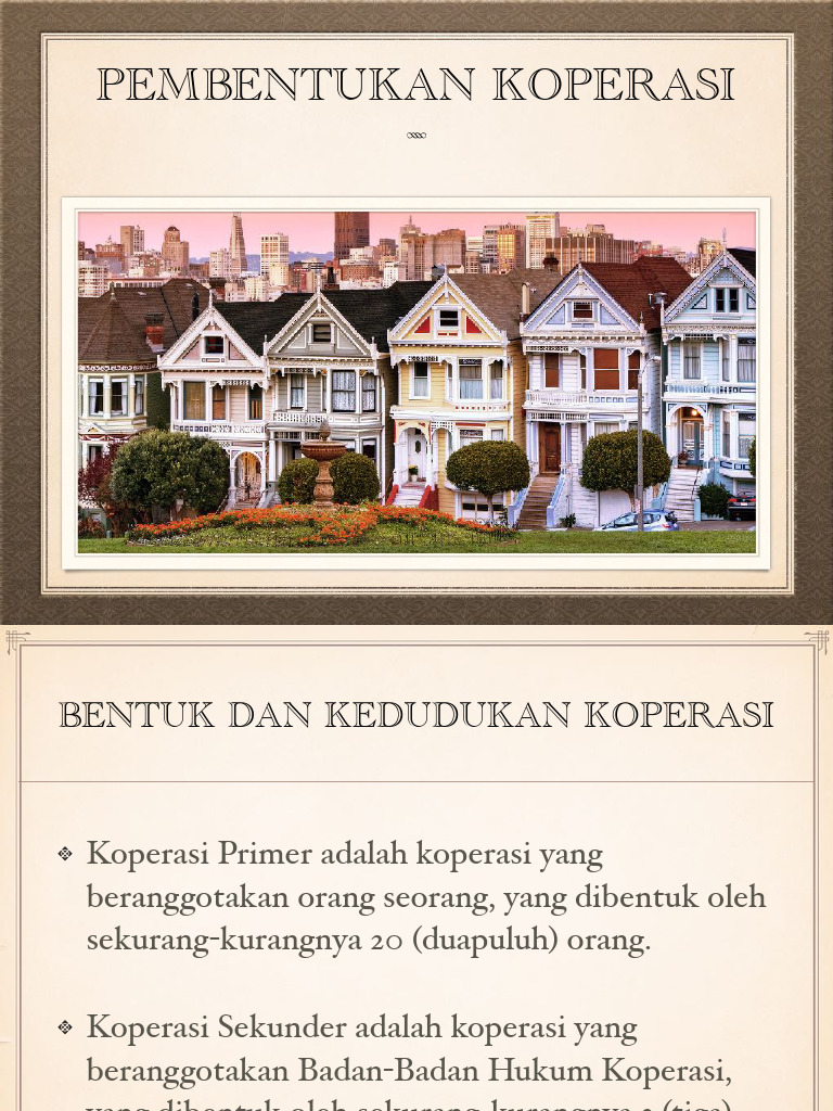 Pembentukan Koperasi | PDF | Bisnis | Hukum