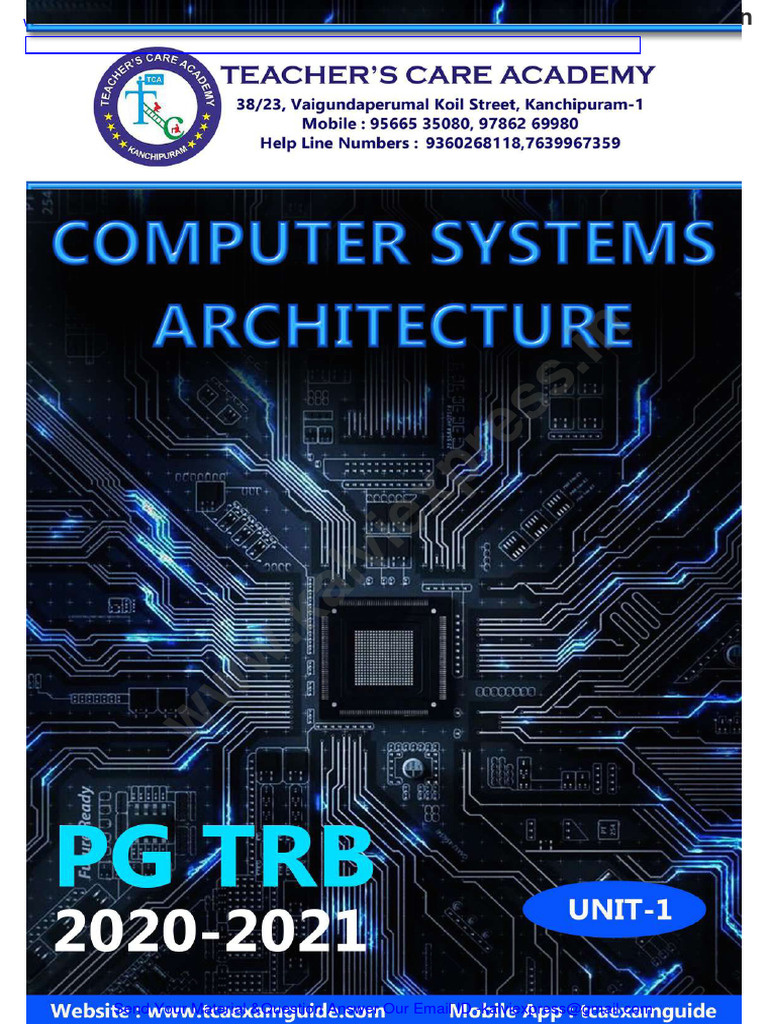 PG TRB Computer Teachers Care Academy | PDF | Operating System | Process (Computing)