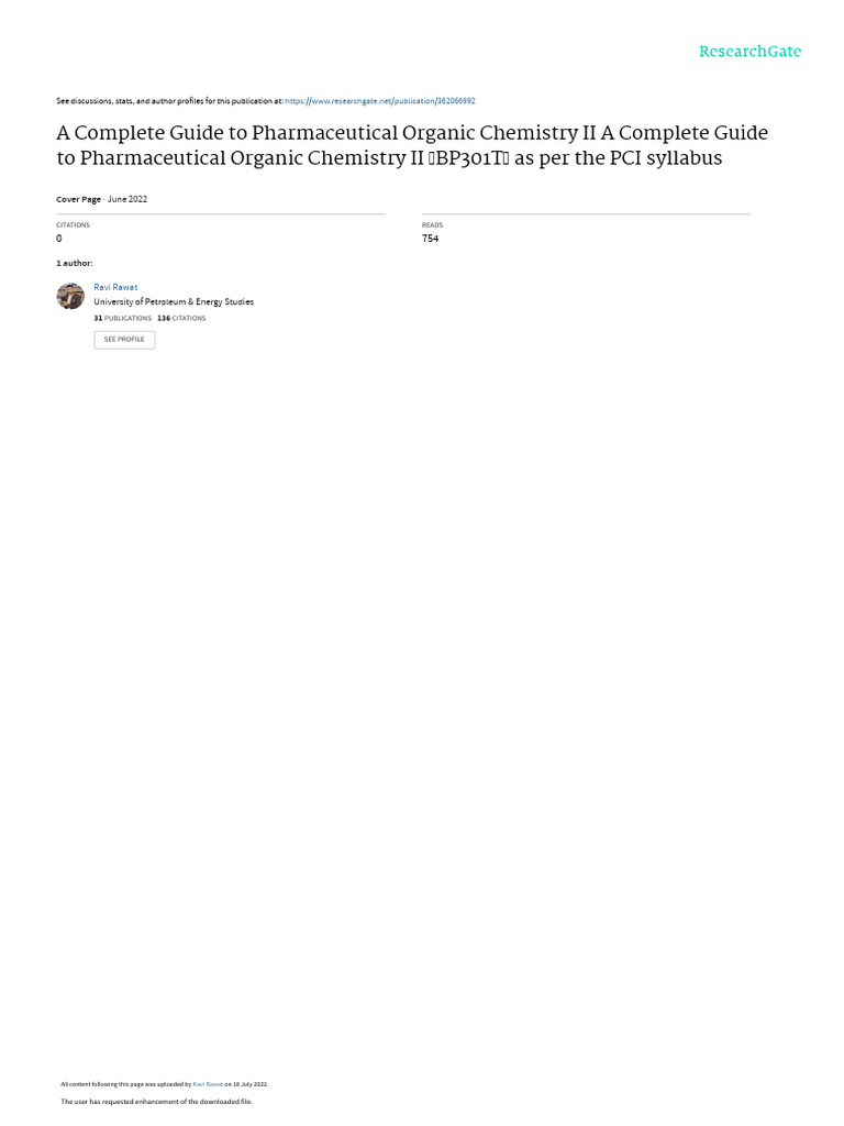 Udemy AComplete Guideto Pharmaceutical Organic Chemistry II | PDF | Aromaticity | Benzene