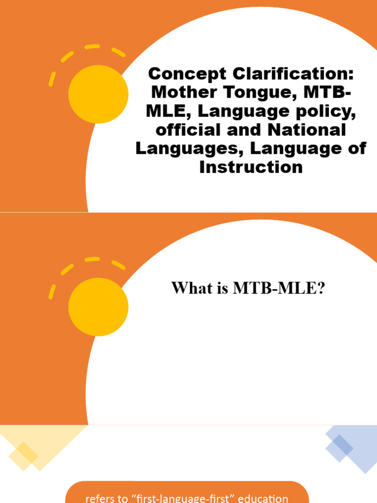 Legal Bases of MTB Mle | PDF | Human Communication | Linguistics