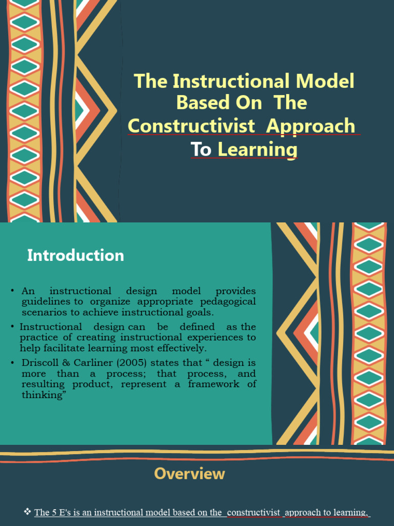 The Instructional Model Based On The Constructivist Approach Pdf