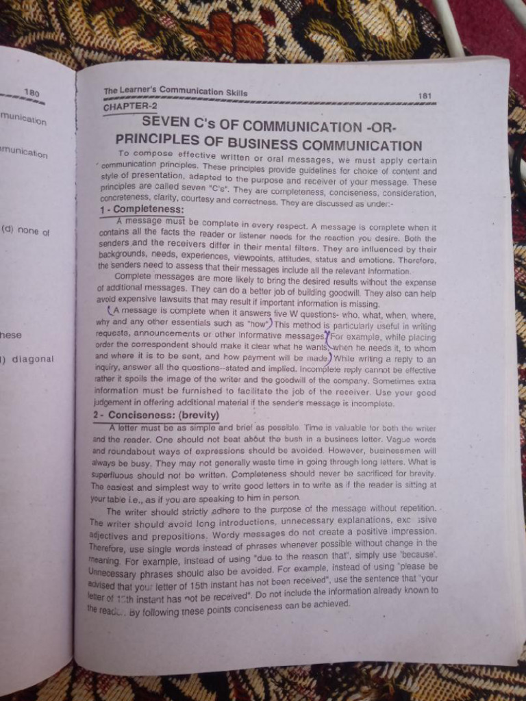 7 Cs of communication | PDF