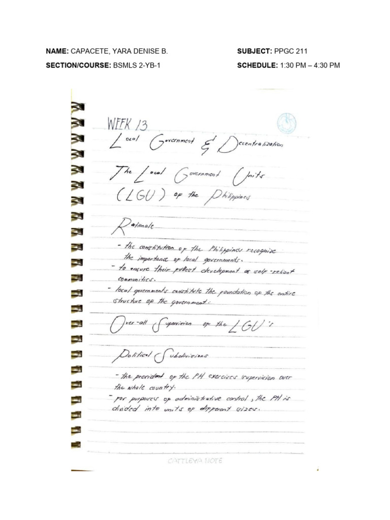 Compiled Notes - PPGC211 (FINALS) | PDF