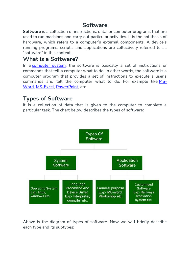 Software | PDF | Software | Operating System