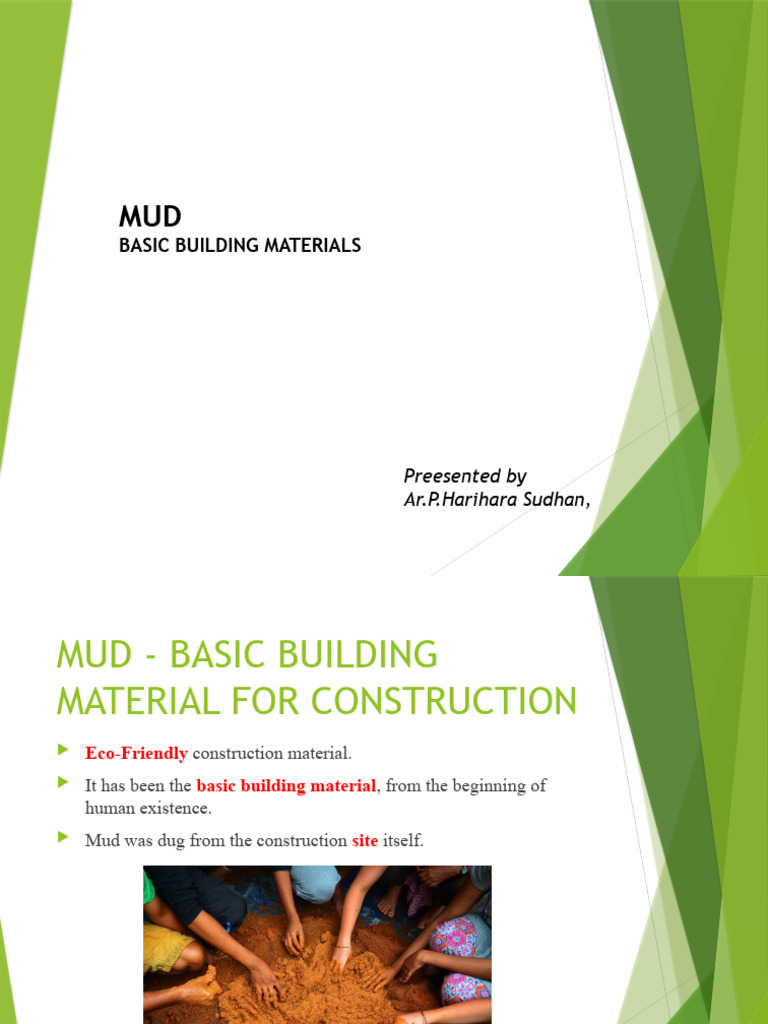 Basic Building Materials - MUD | PDF