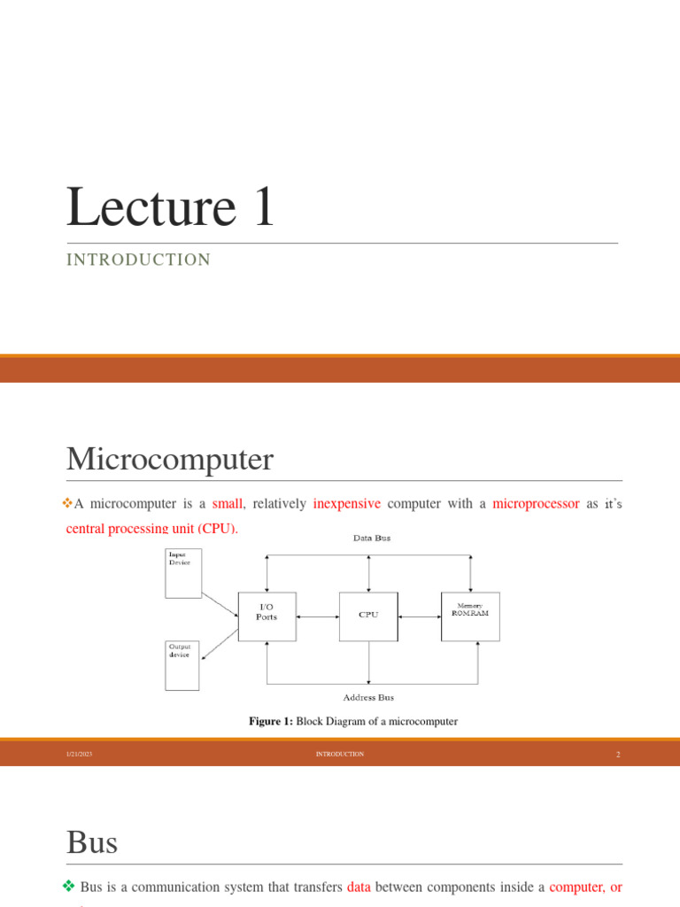 Introduction | PDF | Input/Output | Central Processing Unit