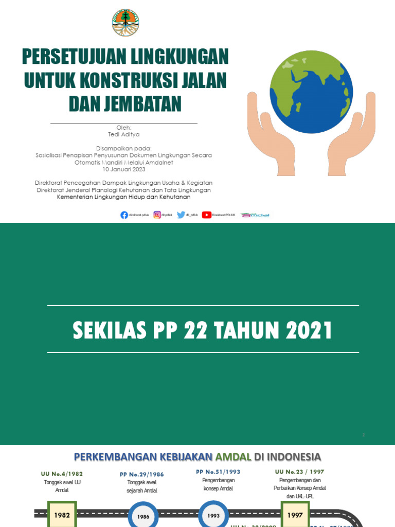 Materi PDLUK - Dokumen Lingkungan Konstruksi Jalan dan Jembatan 10 ...