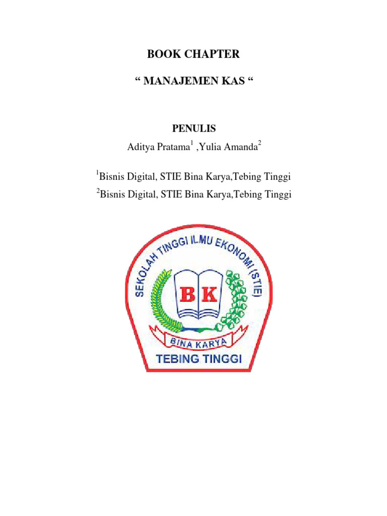 Book Chapter Manajemen Kas-1 | PDF | Business | Finance & Money Management