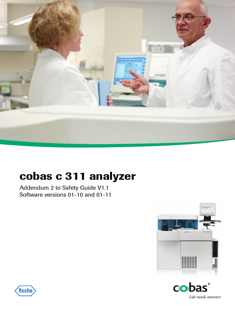 Cobas C 311 Analyzer: Addendum 2 To Safety Guide V1.1 Software Versions 01-10 and 01-11 | PDF