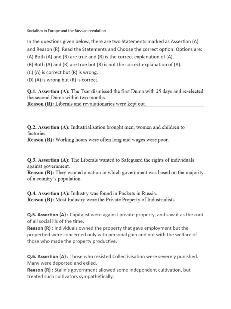 Socialism and the Russian Revolution | PDF | Vladimir Lenin | Russian ...