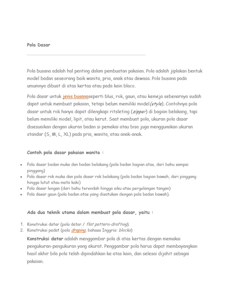 Pola Dasar Penjelasan | PDF