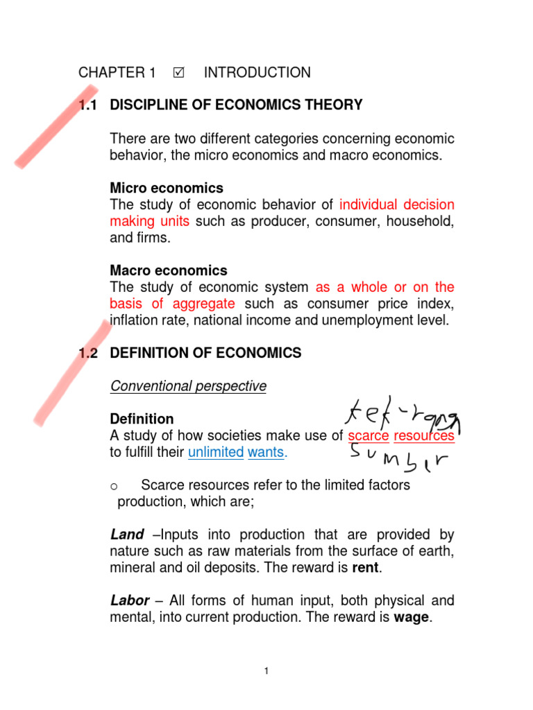 Economics Theory: Micro & Macro Insights | PDF | Economics | Economic ...