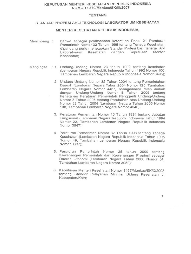 keputusan-menteri-kesehatan-republik-indonesia-no-370-menkes-sk-iii-2007-tentang-standar-profesi ...