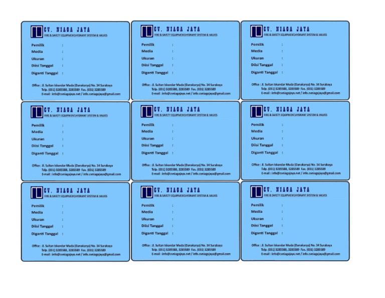 STICKER REFILL BARU KOSONG - JPG | PDF