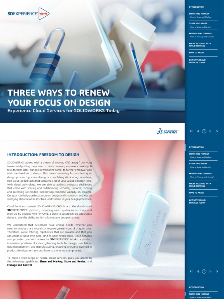 solidworks-cloud-services-ebook-3-ways-renew-focus-design | PDF | Cloud ...