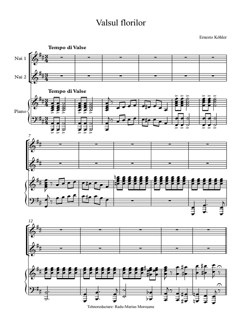Valsul Florilor | PDF