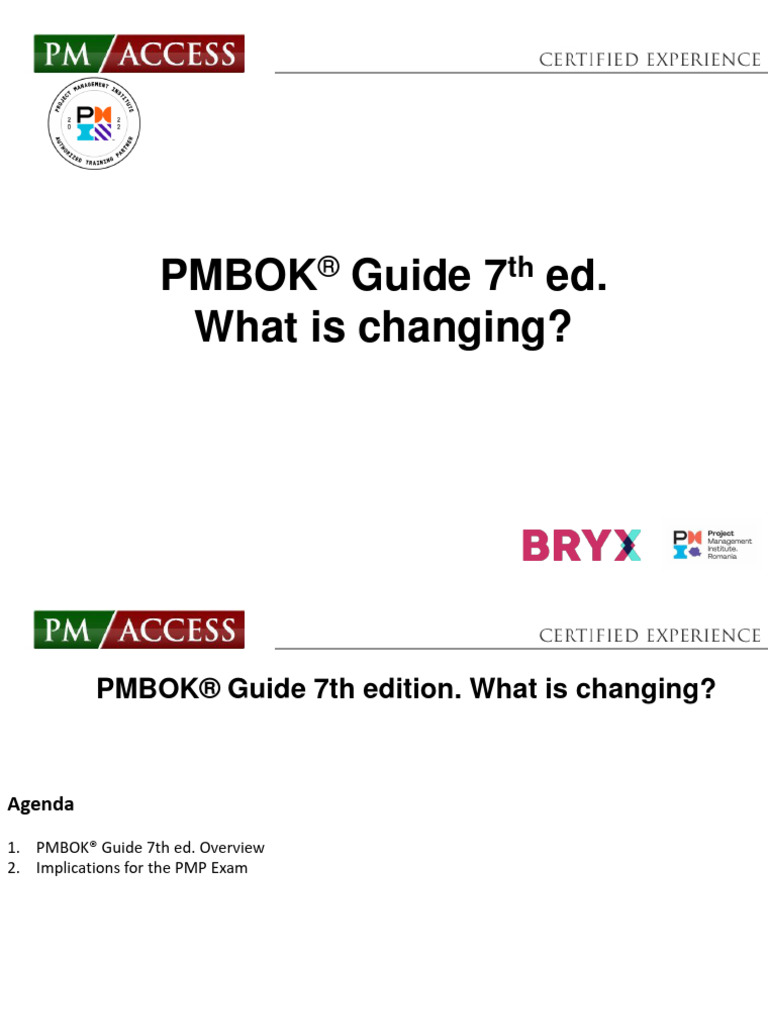 PMBOK Guide 7_overview | PDF | Project Management | Business