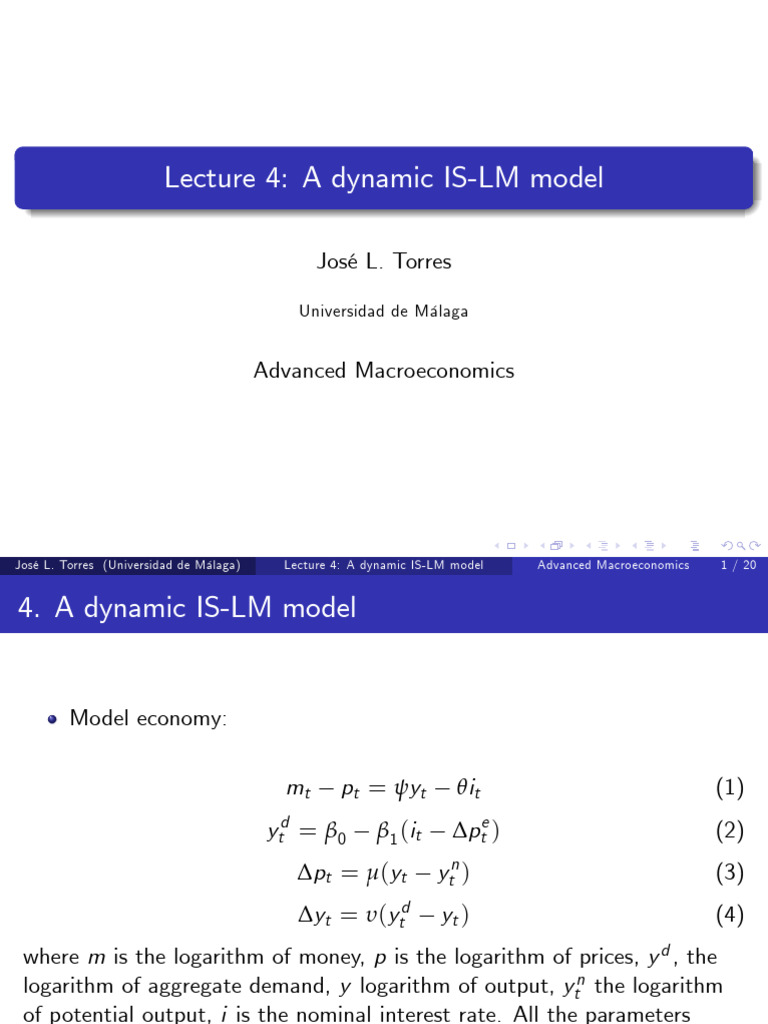 AM Lecture 4 | PDF | Macroeconomics | Aggregate Demand AM Lecture 4 | PDF | Macroeconomics | Aggregate Demand