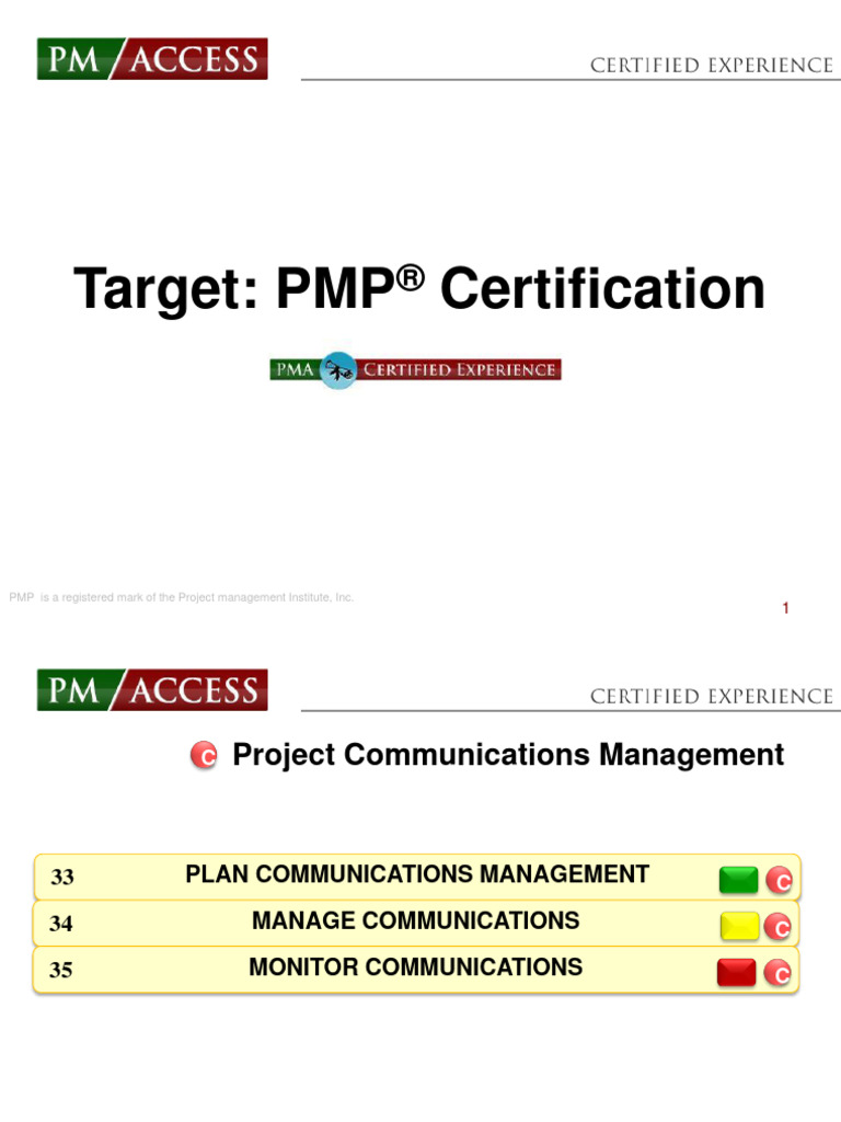 PMP s10 2020 v61 Communication | PDF | Project Management | Communication