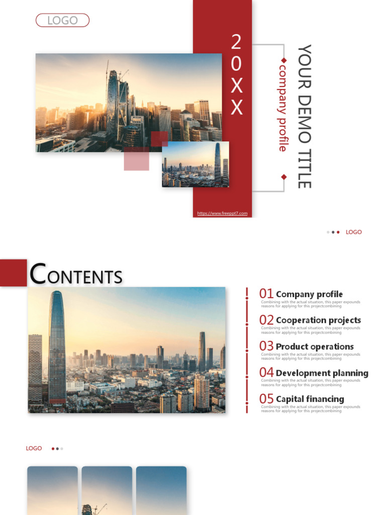 Red Company Presentation PowerPoint Templates | PDF | Human ...