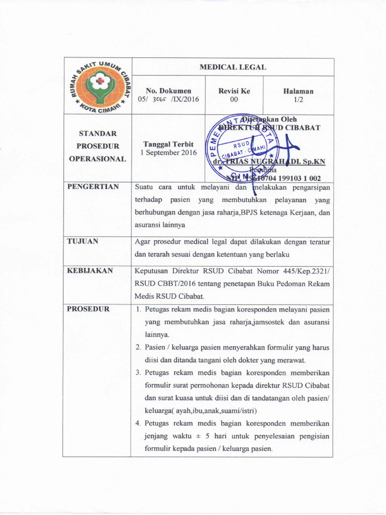 SPO Medical Legal | PDF