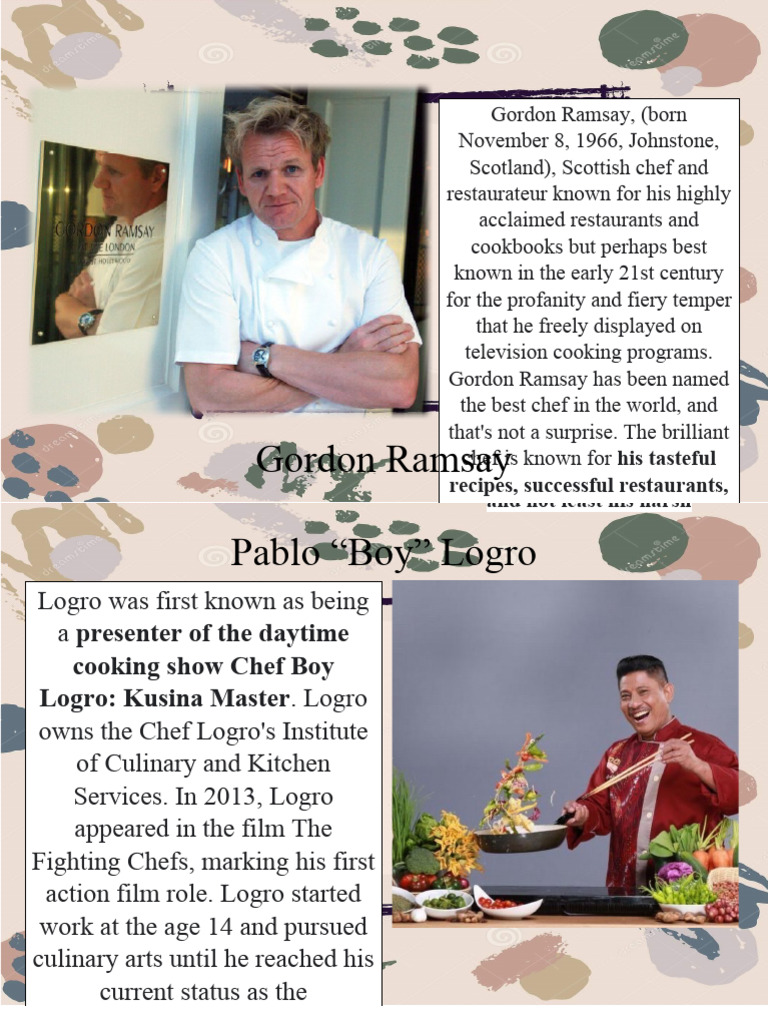 Chefs | PDF | Cooking | Food And Drink