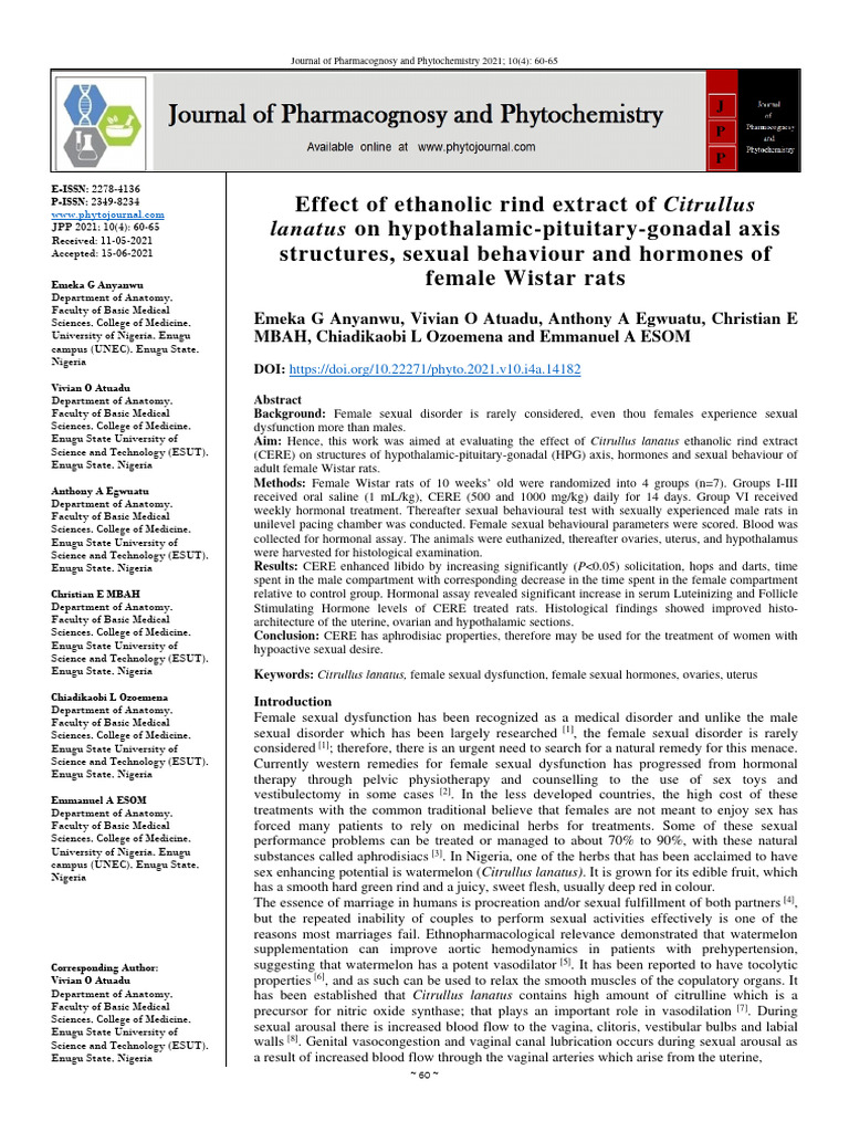 2021 Effect of rind | PDF | Medical Specialties | Clinical Medicine