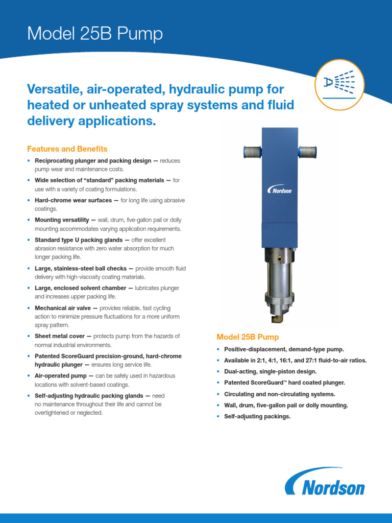 Model 25B Pump en | PDF | Pump | Secondary Sector Of The Economy