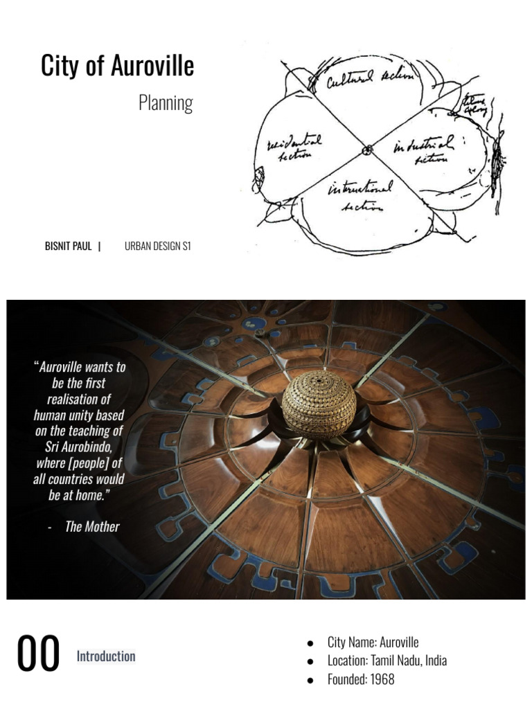 05 - UD - Bisnit - City of Auroville | PDF | Auroville | Urban Design