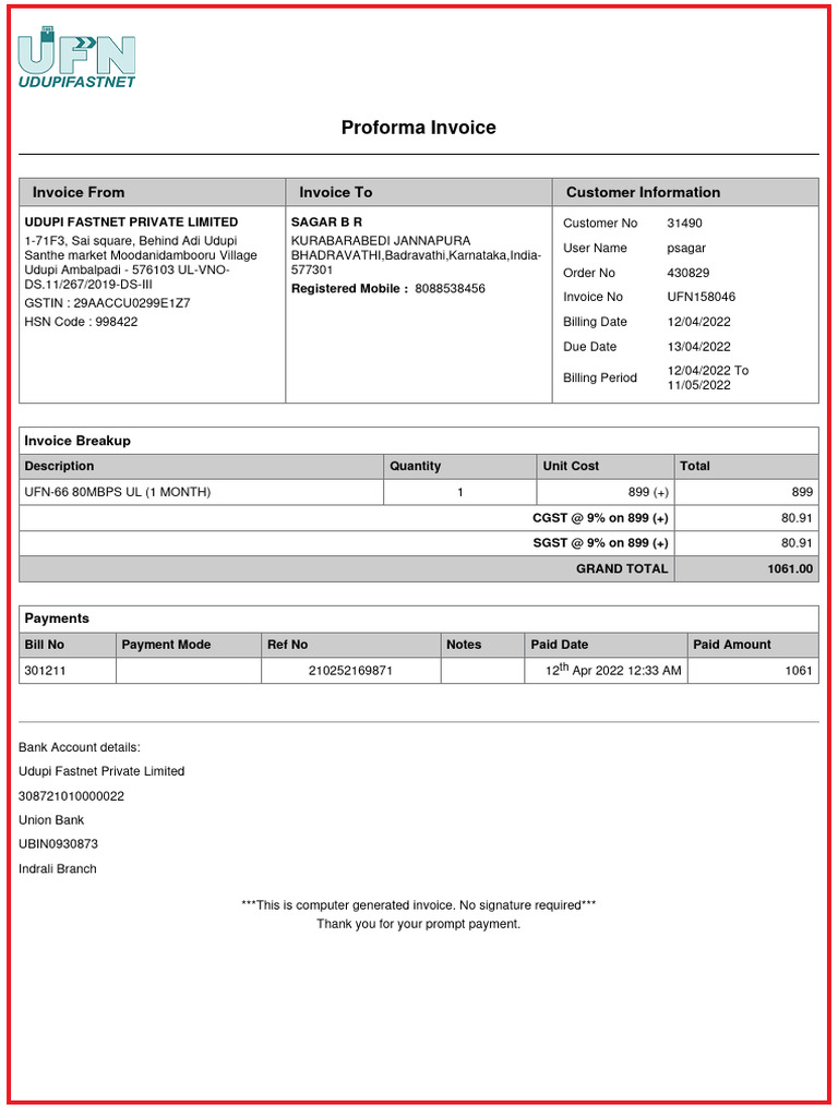 inv_430829 | PDF | Invoice | Computing