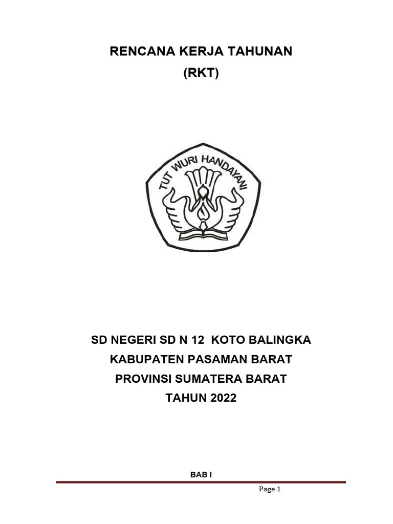 RENCANA - KERJA - TAHUNAN - RKT 2022 Ok | PDF