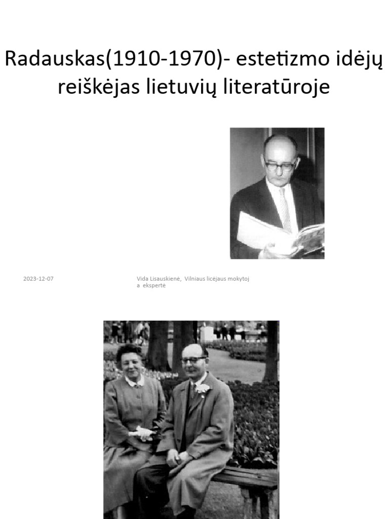 Radausko Kurybos Analize | PDF