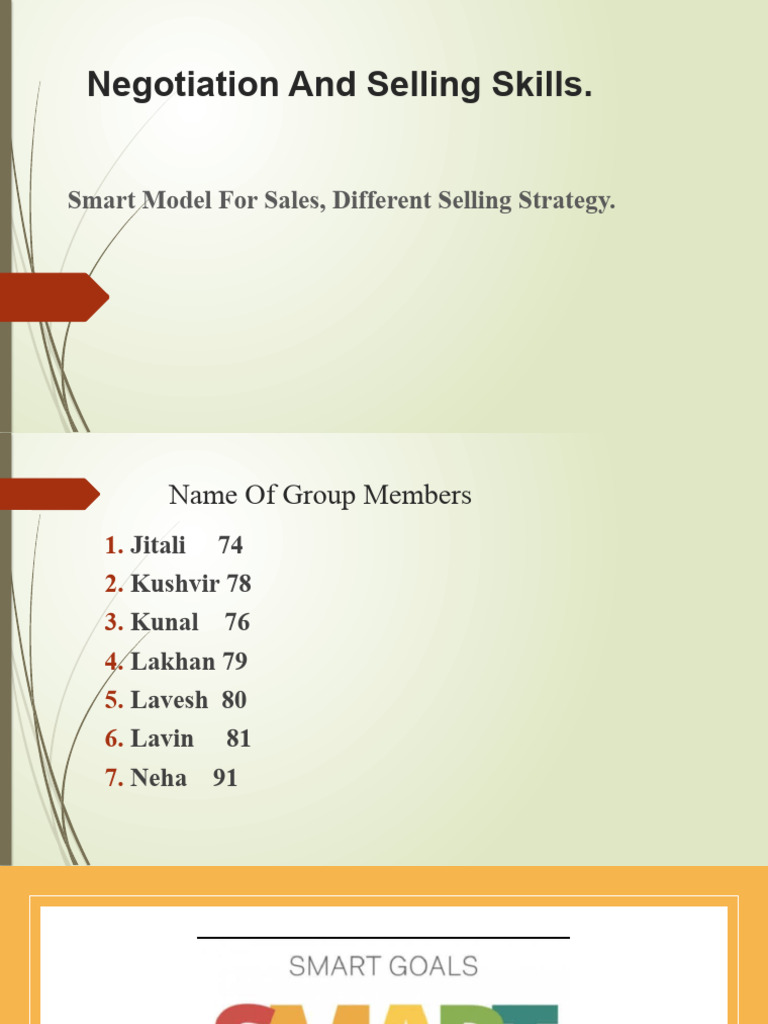 Negotiation and Selling Skills | PDF | Sales | Financial Economics