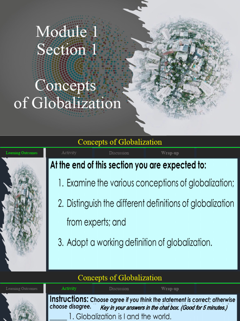 Concept of Globalization | PDF | Globalization | Ideologies