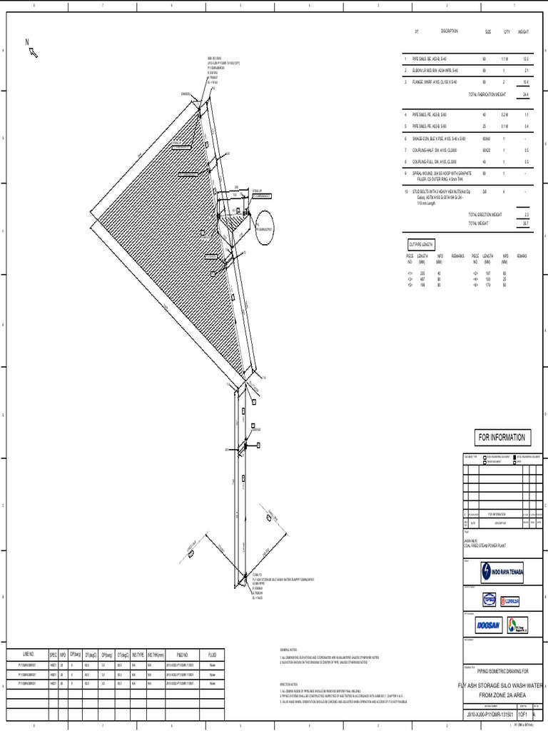 Sump Discharge Piping - ISOMETRIC Drawing | Download Free PDF | Pipe ...