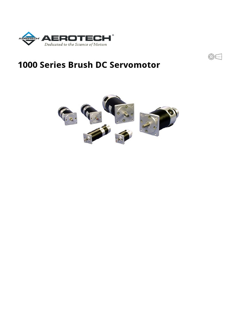 AEROTECH Motor1210 | PDF | Electric Motor | Mechanical Engineering