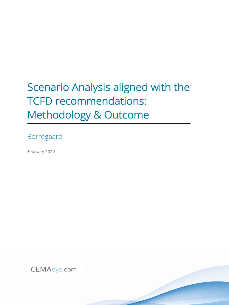 TCFD Scenario Analysis Methodology Outcome - Borregaard Group | PDF ...