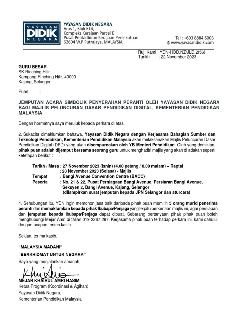 SURAT JEMPUTAN_DPD | PDF