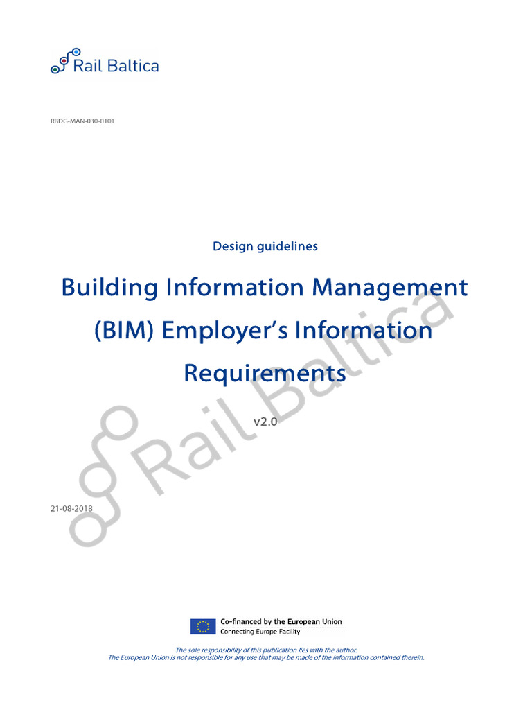 RBDG-MAN-030-0101 BIM EIR v2.0 | PDF | Building Information Modeling ...