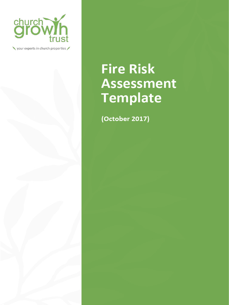 Fire Risk Assessment | PDF | Fire Safety | Firefighting