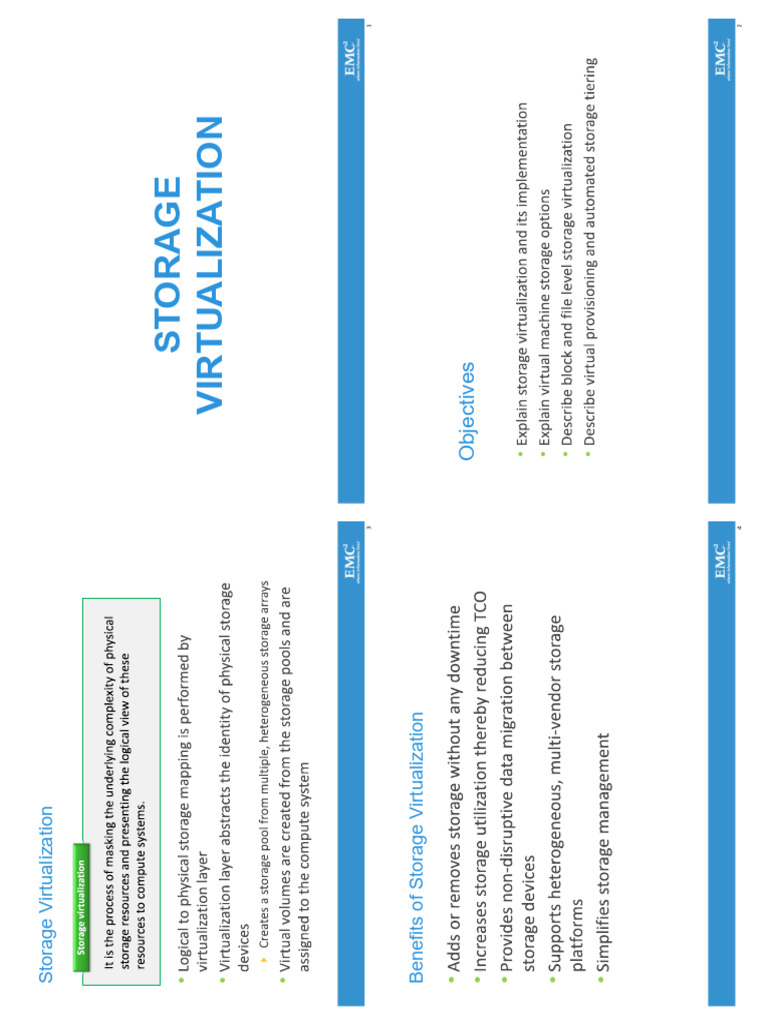 04 Storage Virtualization - Print | PDF | Virtualization | Virtual Machine