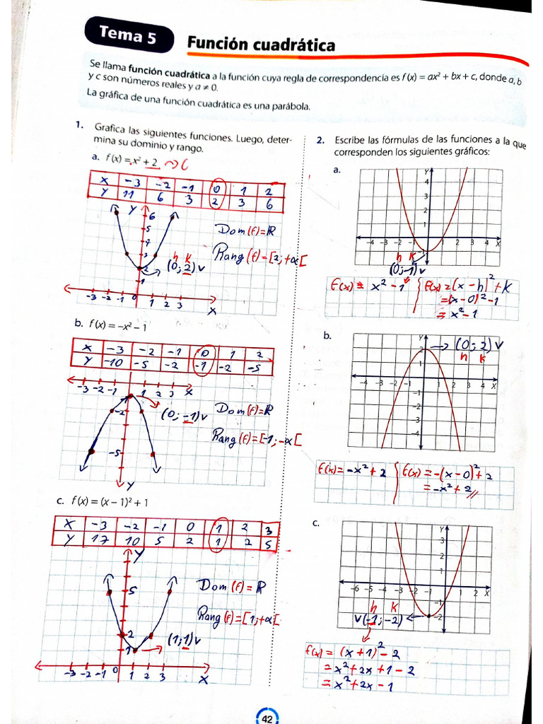 Funcion Cuadratica | PDF