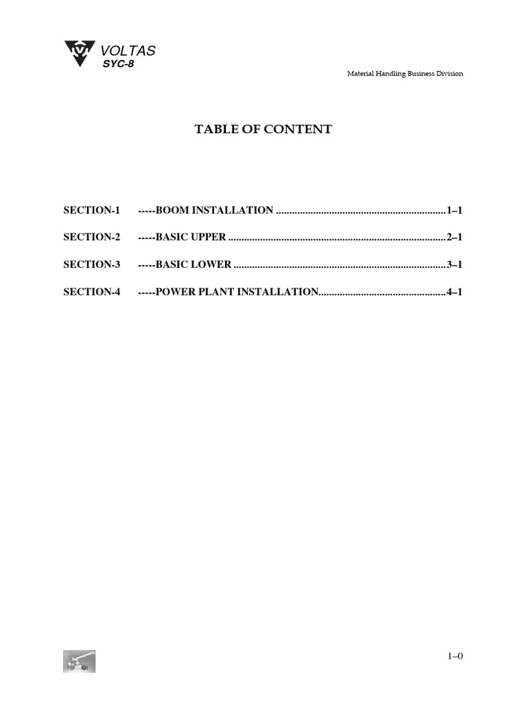 SYC-8 Boom Installation Guide | PDF | Screw | Axle
